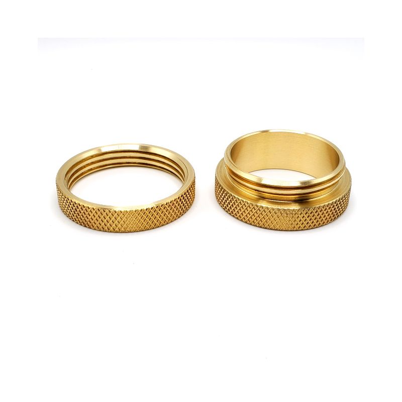 2" Brass Threaded Ring Set For Vessels
