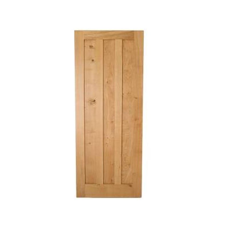 European Oak solid internal 3 panel door