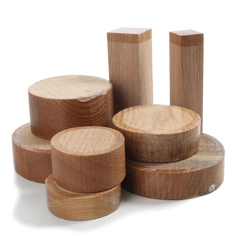Mixed oak turning blanks - medium pack