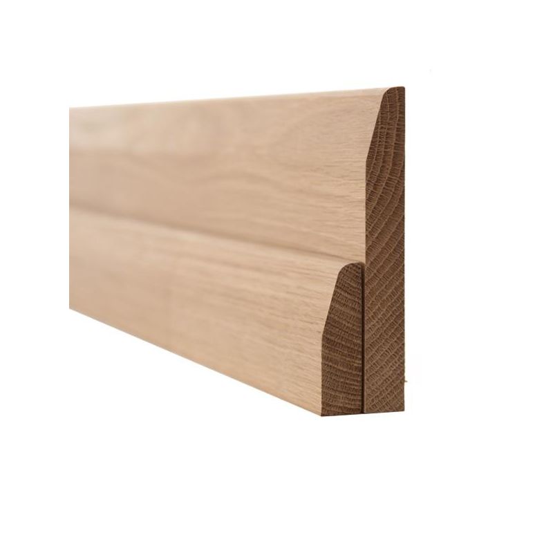 Oak 20mm Chamfered Round Skirting Board & Architrave