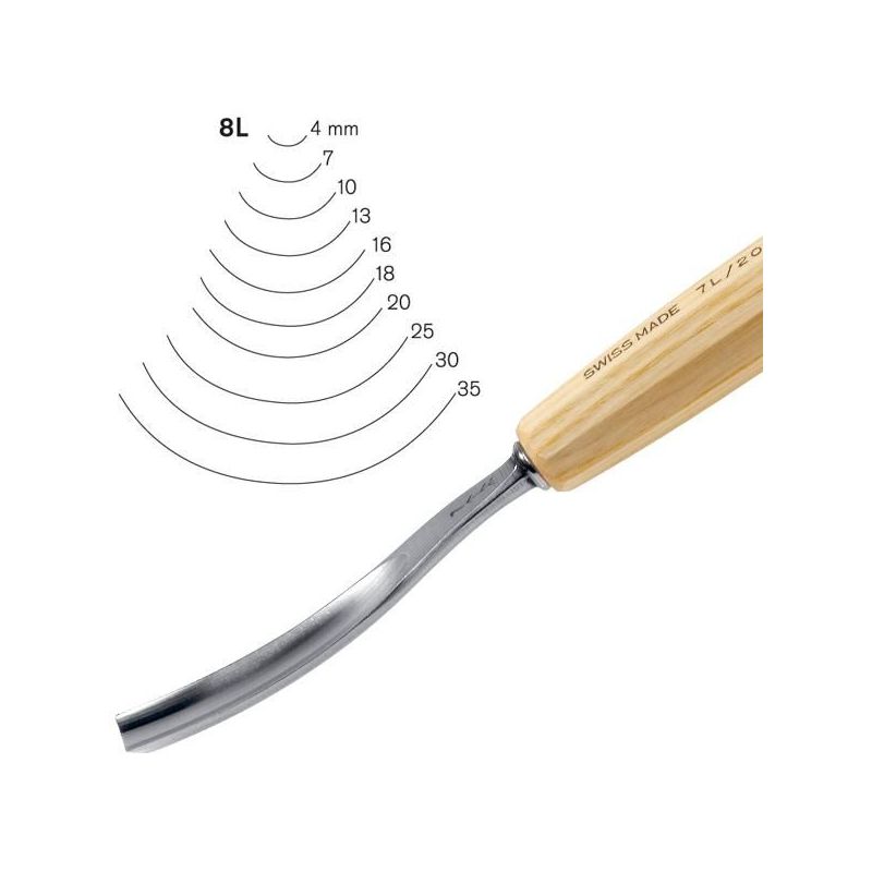 Pfeil Long Bent Gouge No8L